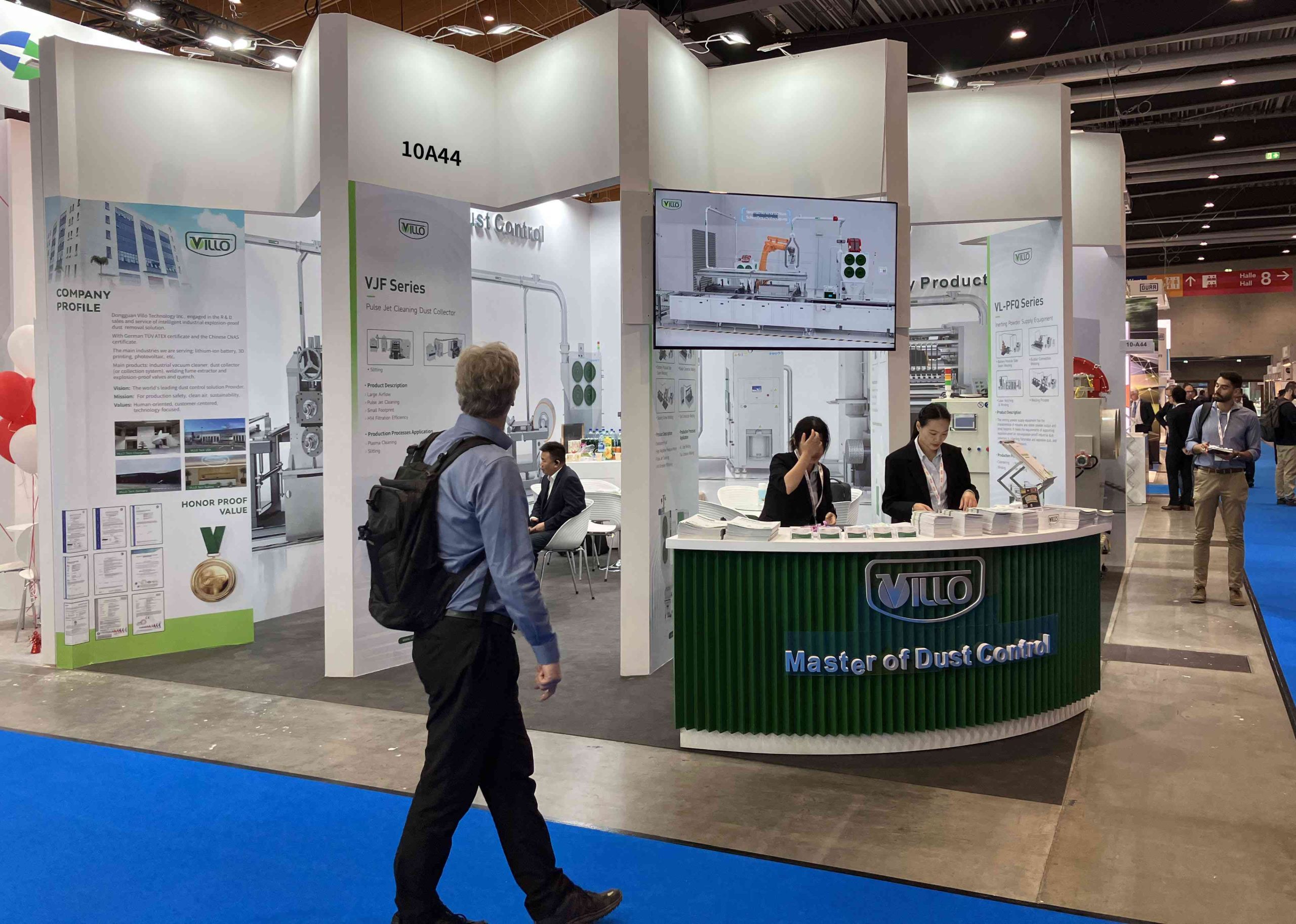 VILLO Showcases Filtration Solutions at Battery Show Europe