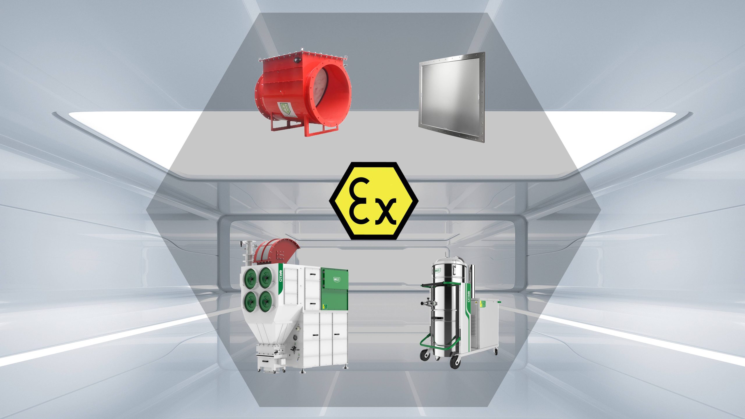 ATEX Certified Explosion Vent Panels | Villo