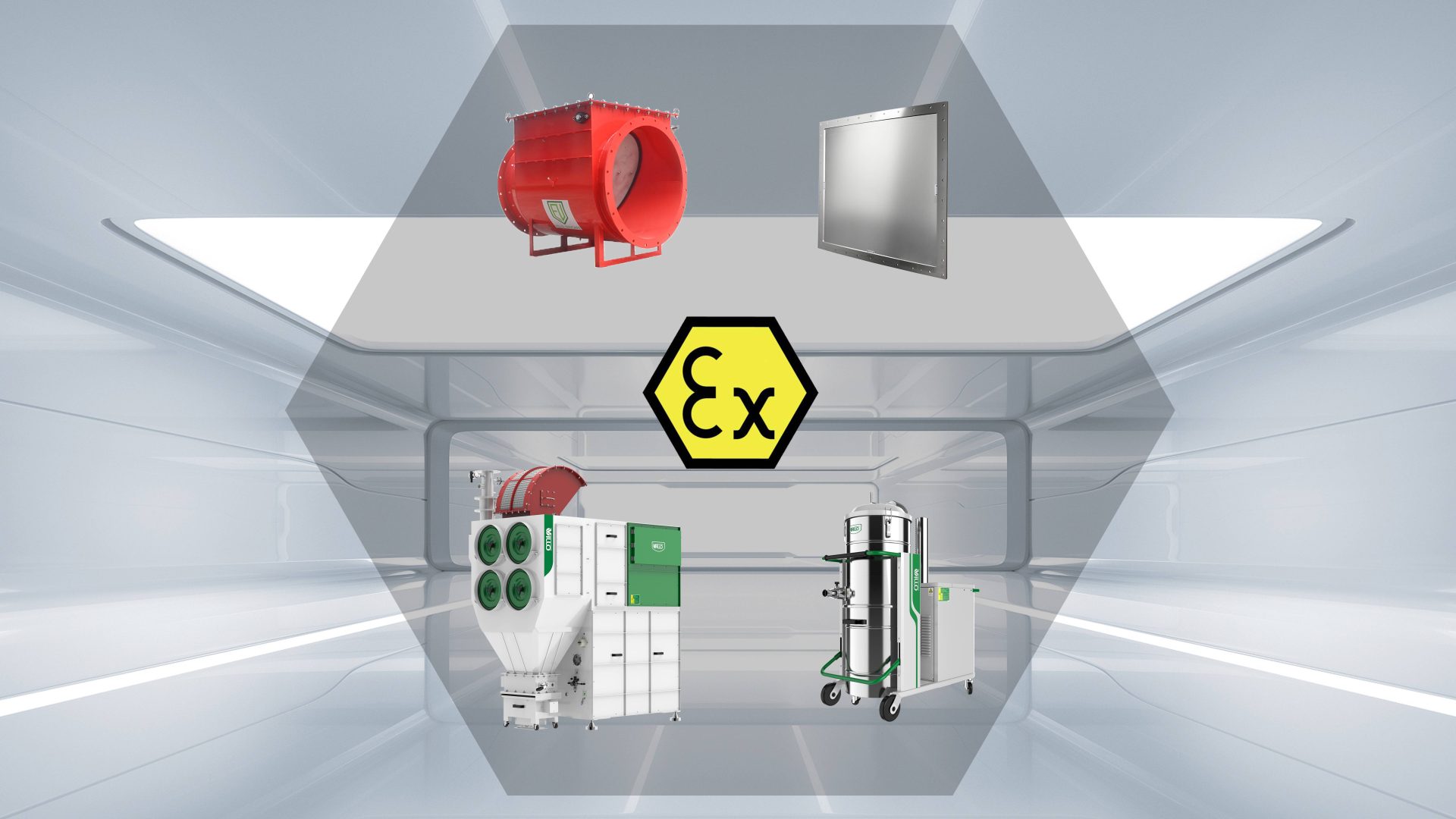 ATEX Certified Explosion Vent Panels | Villo