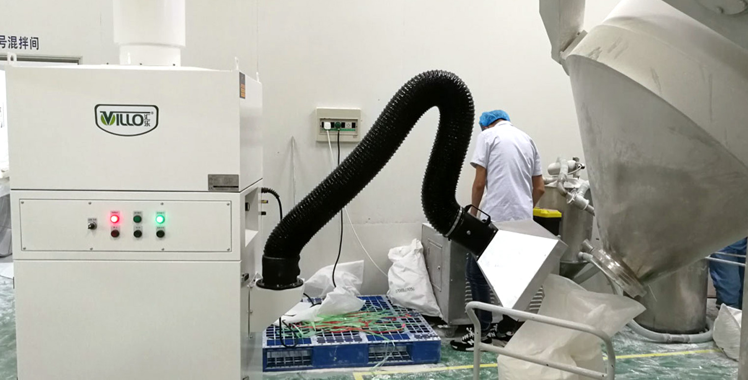 Dust Control Solutions for Pharma Packaging | Villo